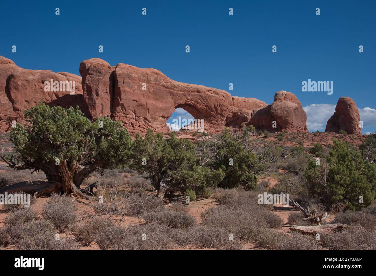 North Window in Arches National Park Stock Photo - Alamy