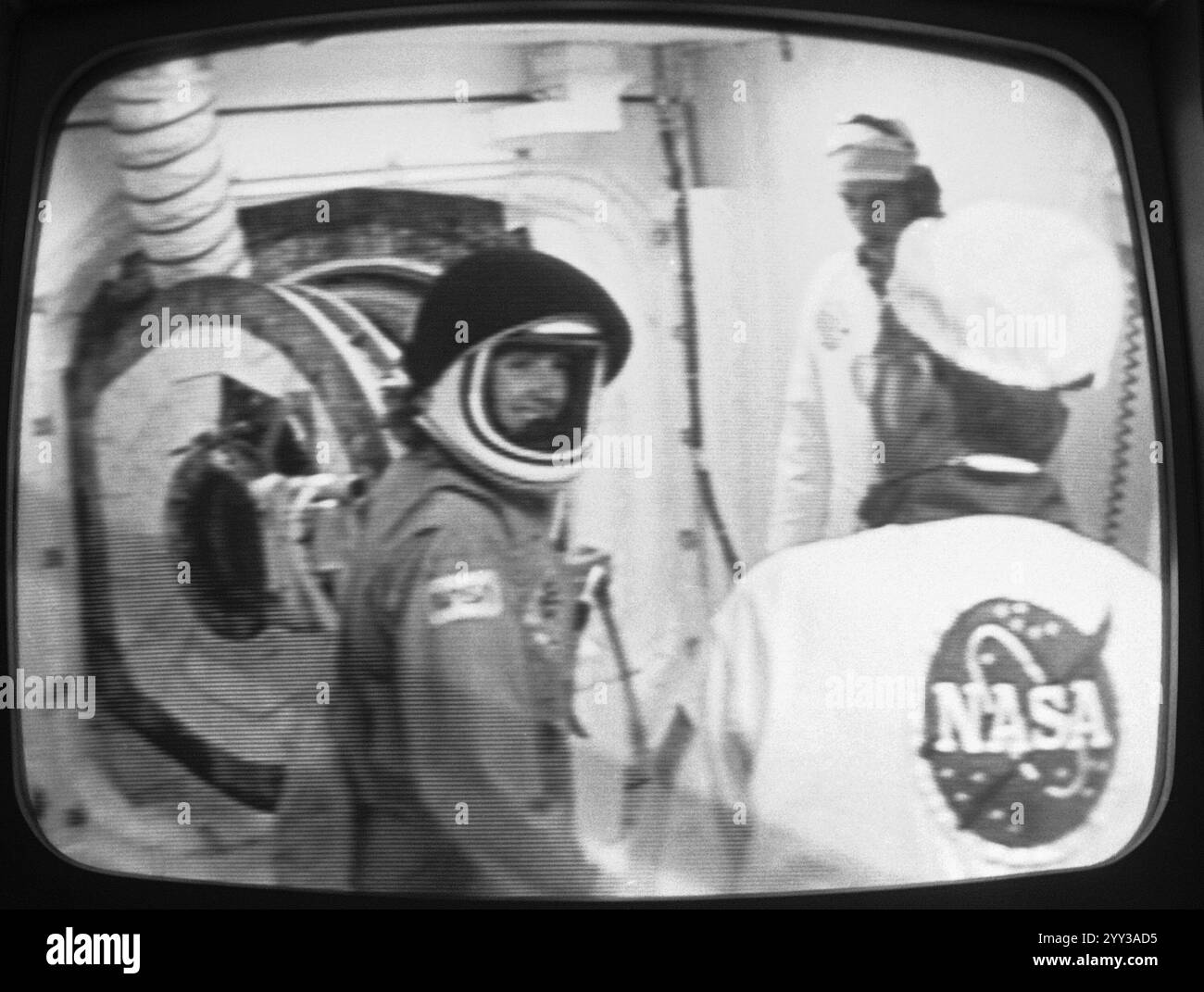 Christa McAuliffe, NASA's first teacher in space, smiles after she was ...