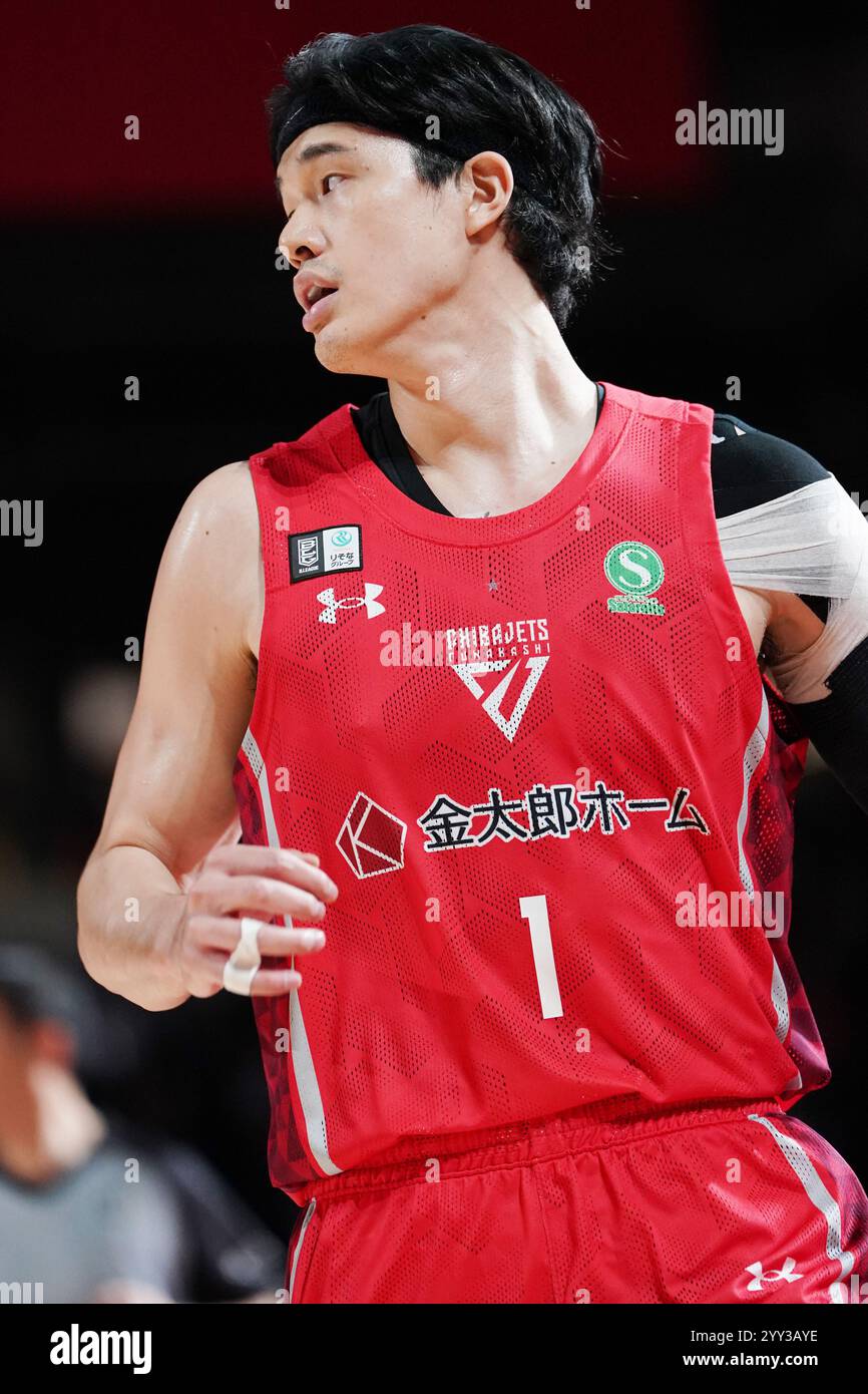 Chiba, Japan. 18th Dec, 2024. Yuta Watanabe (Jets) Basketball : 2024-25 B.LEAGUE B1 game between ...