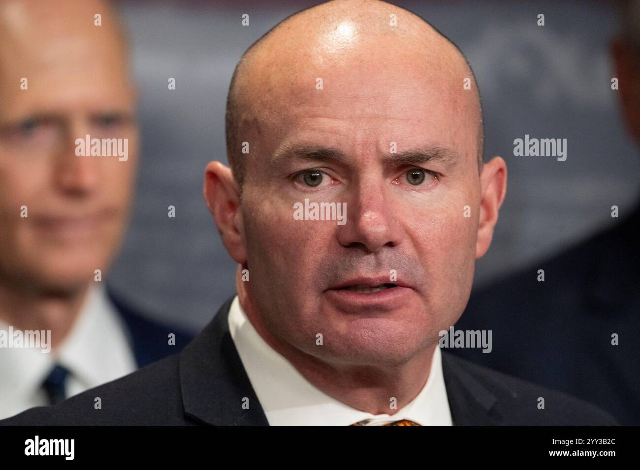 United States Senator Mike Lee (Republican of Utah) speaks during a ...