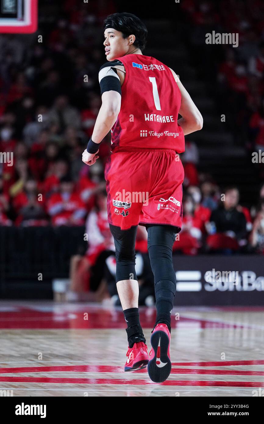 Chiba, Japan. 18th Dec, 2024. Yuta Watanabe (Jets) Basketball : 2024-25 B.LEAGUE B1 game between ...