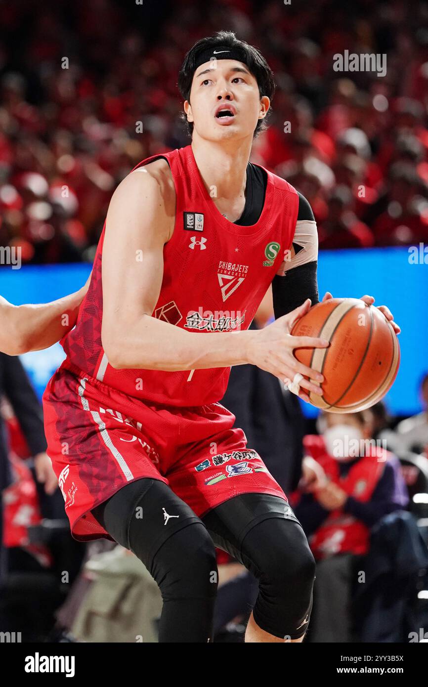 Chiba, Japan. 18th Dec, 2024. Yuta Watanabe (Jets) Basketball : 2024-25 B.LEAGUE B1 game between ...