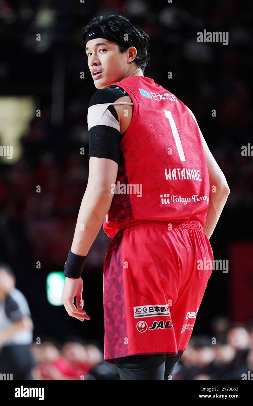 Yuta Watanabe (Jets), DECEMBER 18, 2024 - Basketball : 2024-25 B.LEAGUE B1 game between Chiba ...