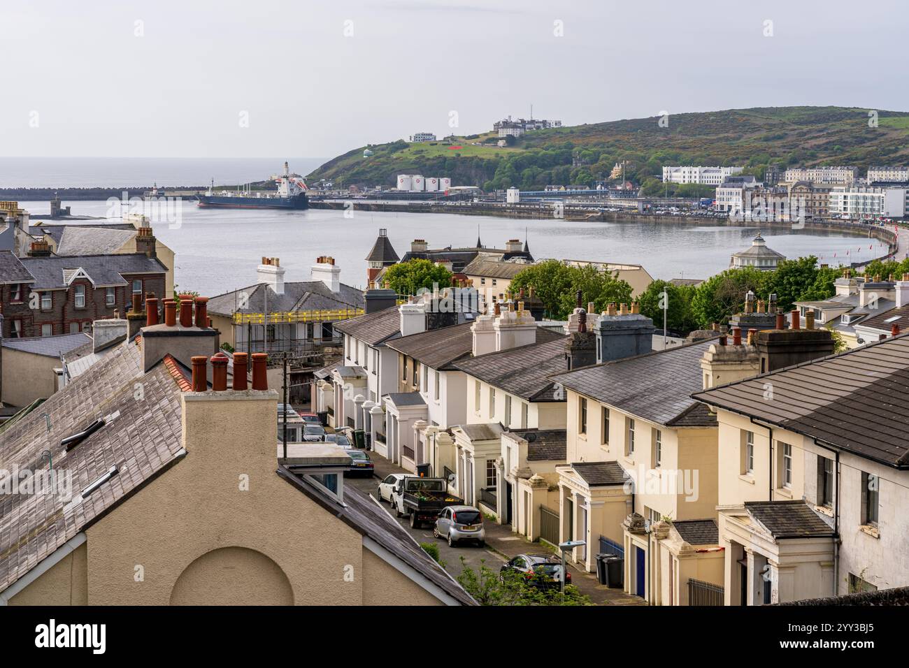 Douglas, Isle of Man - May 18, 2023: View from the city of Douglas ...