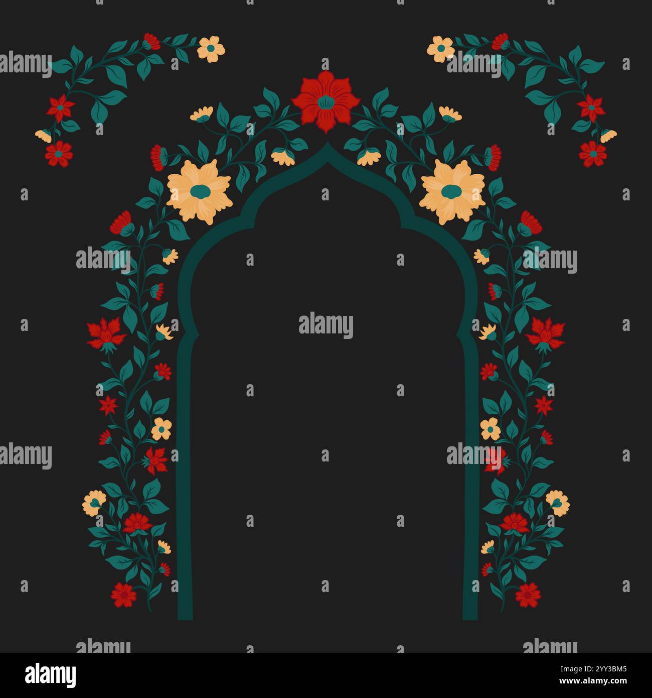 Tapestry arch Stock Vector Images - Alamy