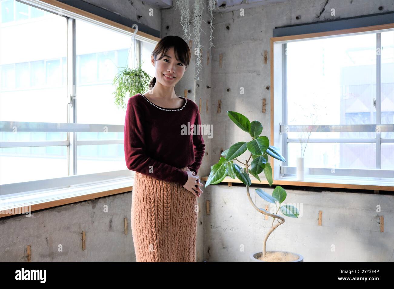 Japanese office woman hi-res stock photography and images - Alamy