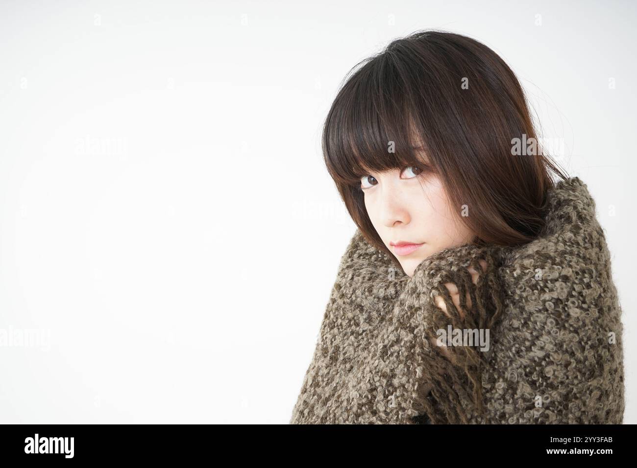 Young woman cold fever hi-res stock photography and images - Alamy