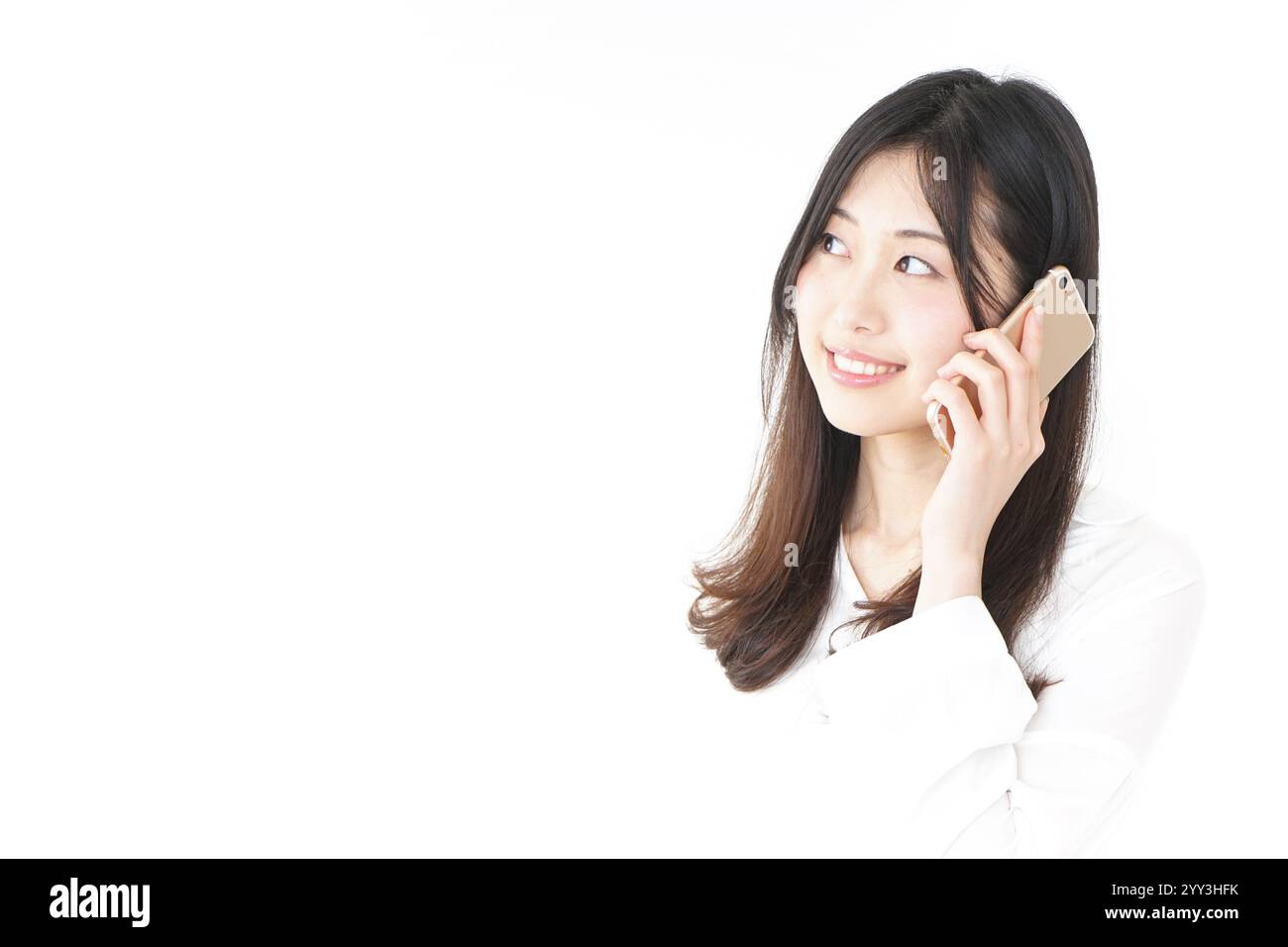 Woman smartphone email Cut Out Stock Images & Pictures - Alamy