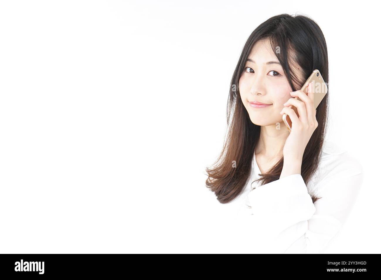 Woman smartphone email Cut Out Stock Images & Pictures - Alamy