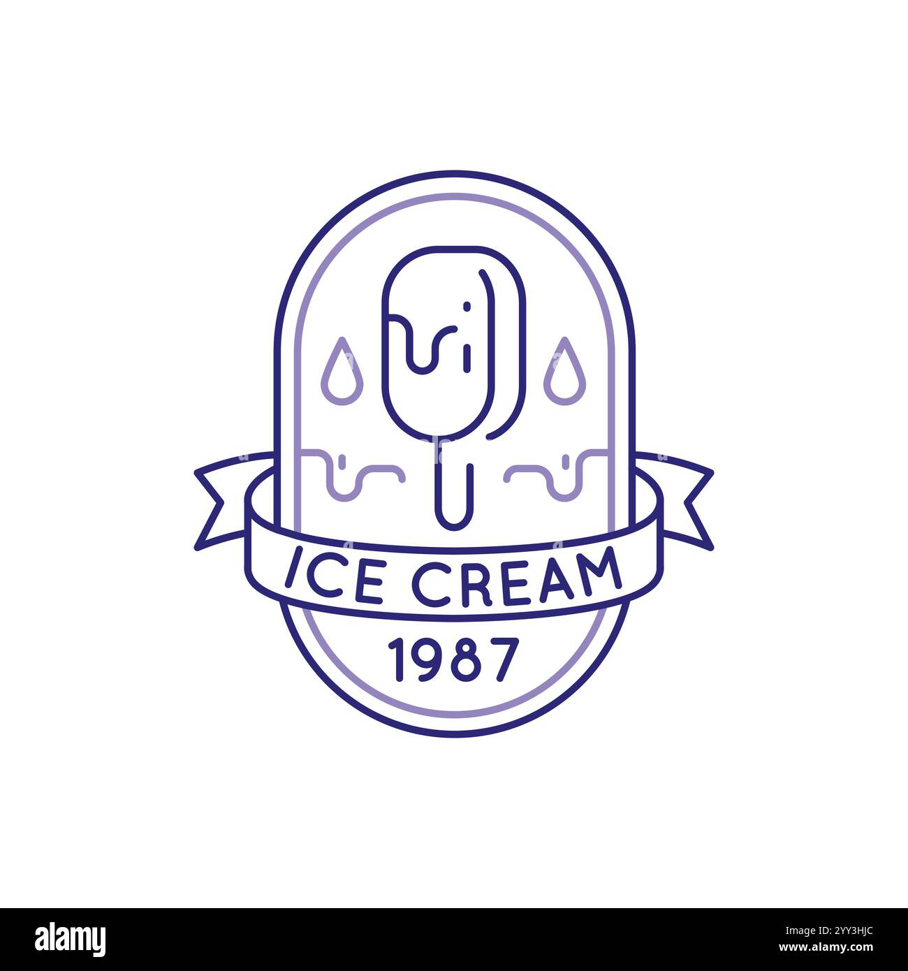 Ice cream fridge icon Cut Out Stock Images & Pictures - Alamy