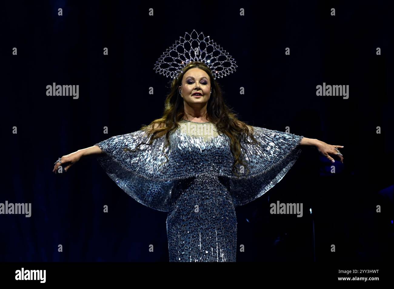 Mexico City, Mexico. 18th Dec, 2024. British singer Sarah Brightman ...