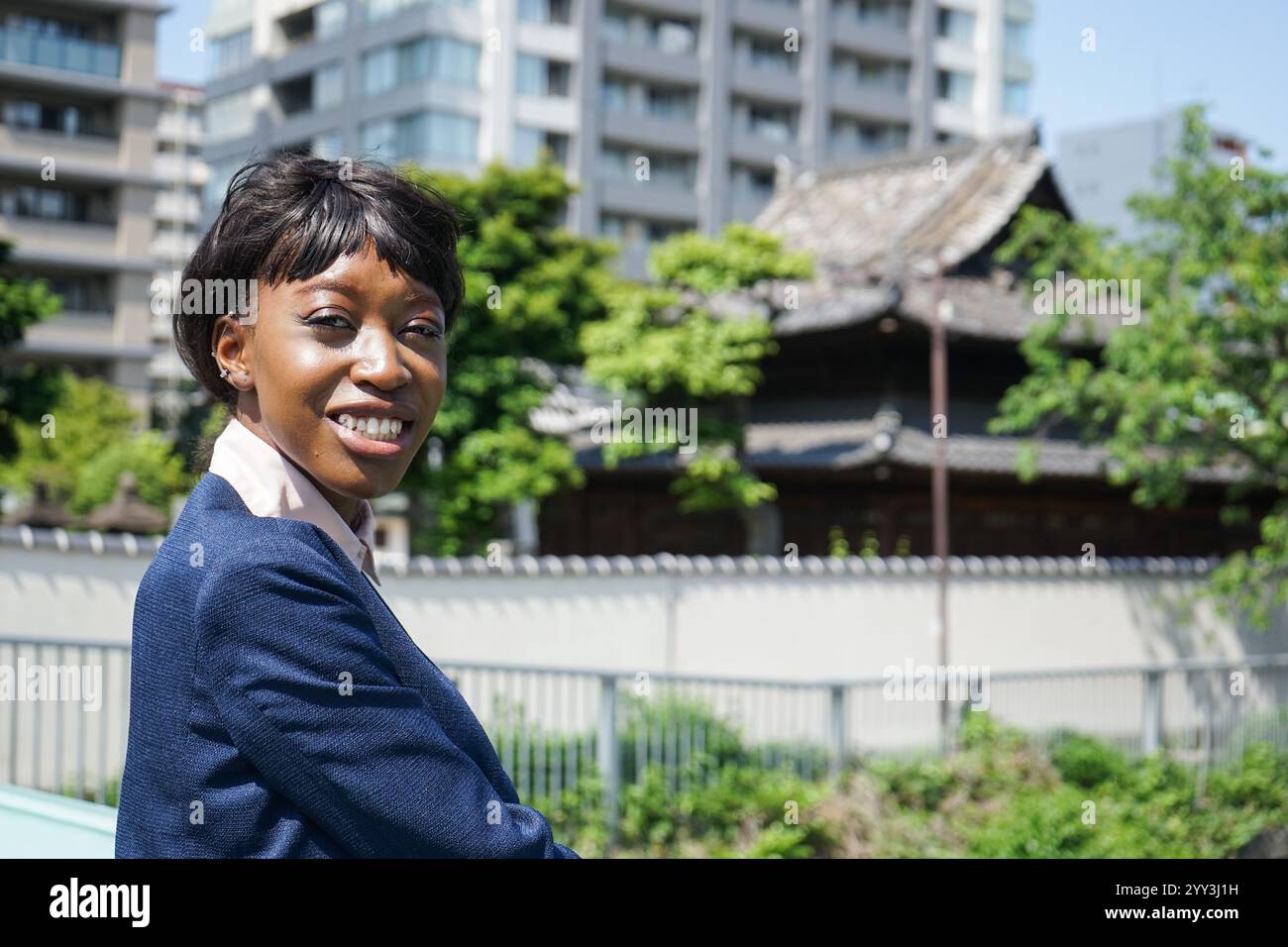 Foreign women sightseeing in Japan Stock Photo - Alamy