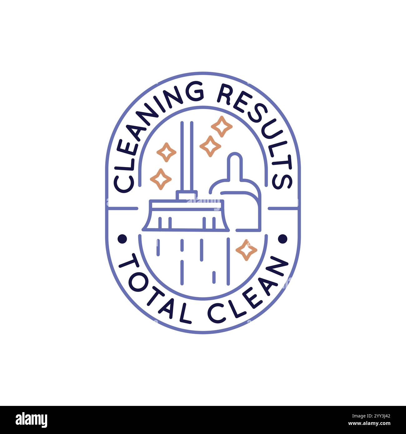 Simple Logo with Cleaning results Icon Stock Vector Image & Art - Alamy