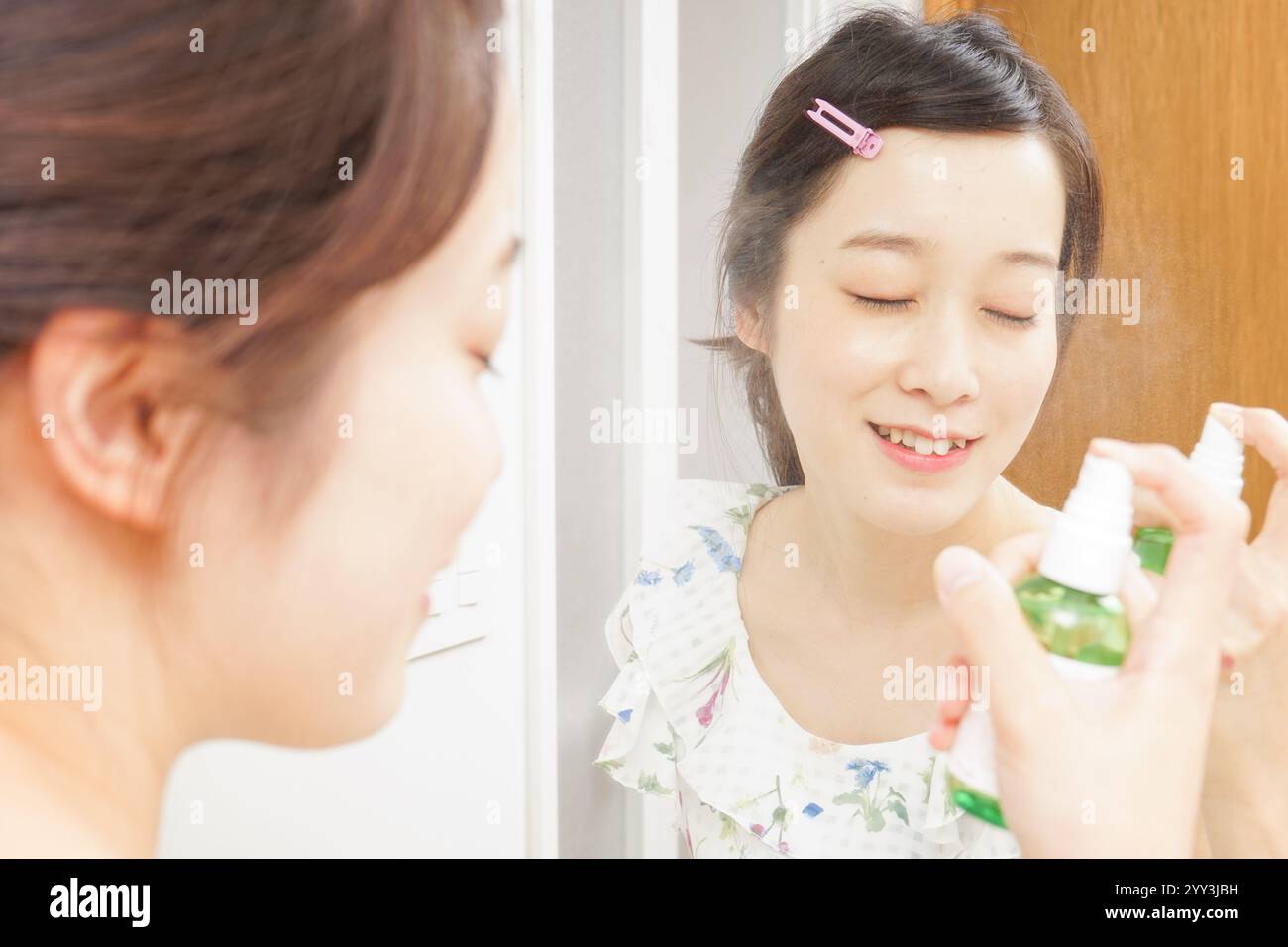 Mist Cosmetics Skin care Stock Photo - Alamy