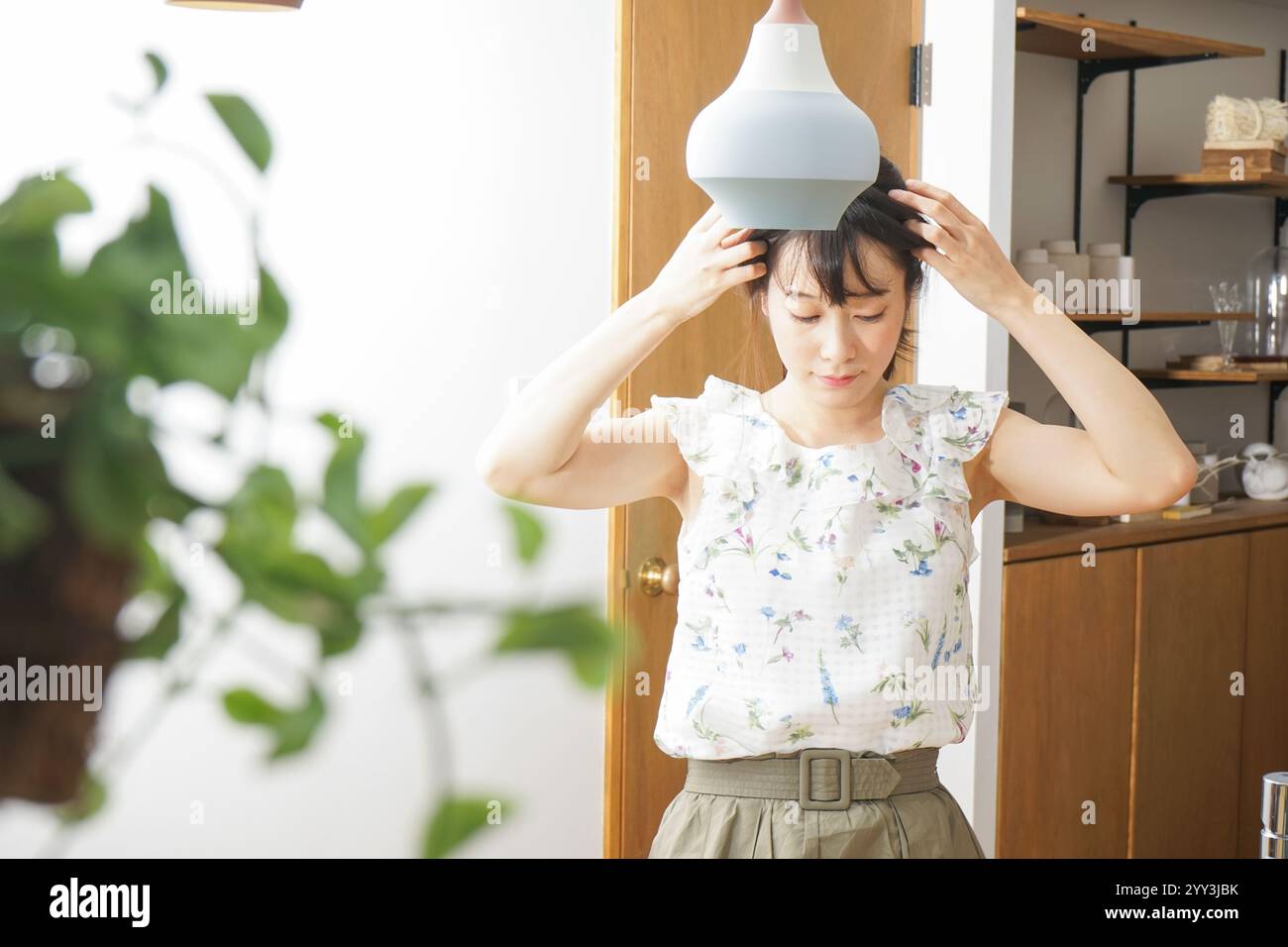 Woman living alone Stock Photo - Alamy