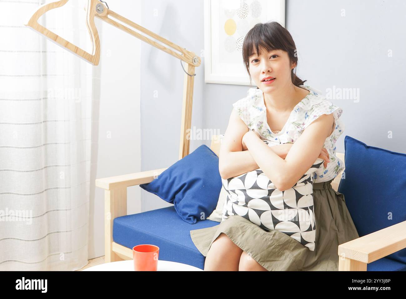 Woman living alone Stock Photo - Alamy