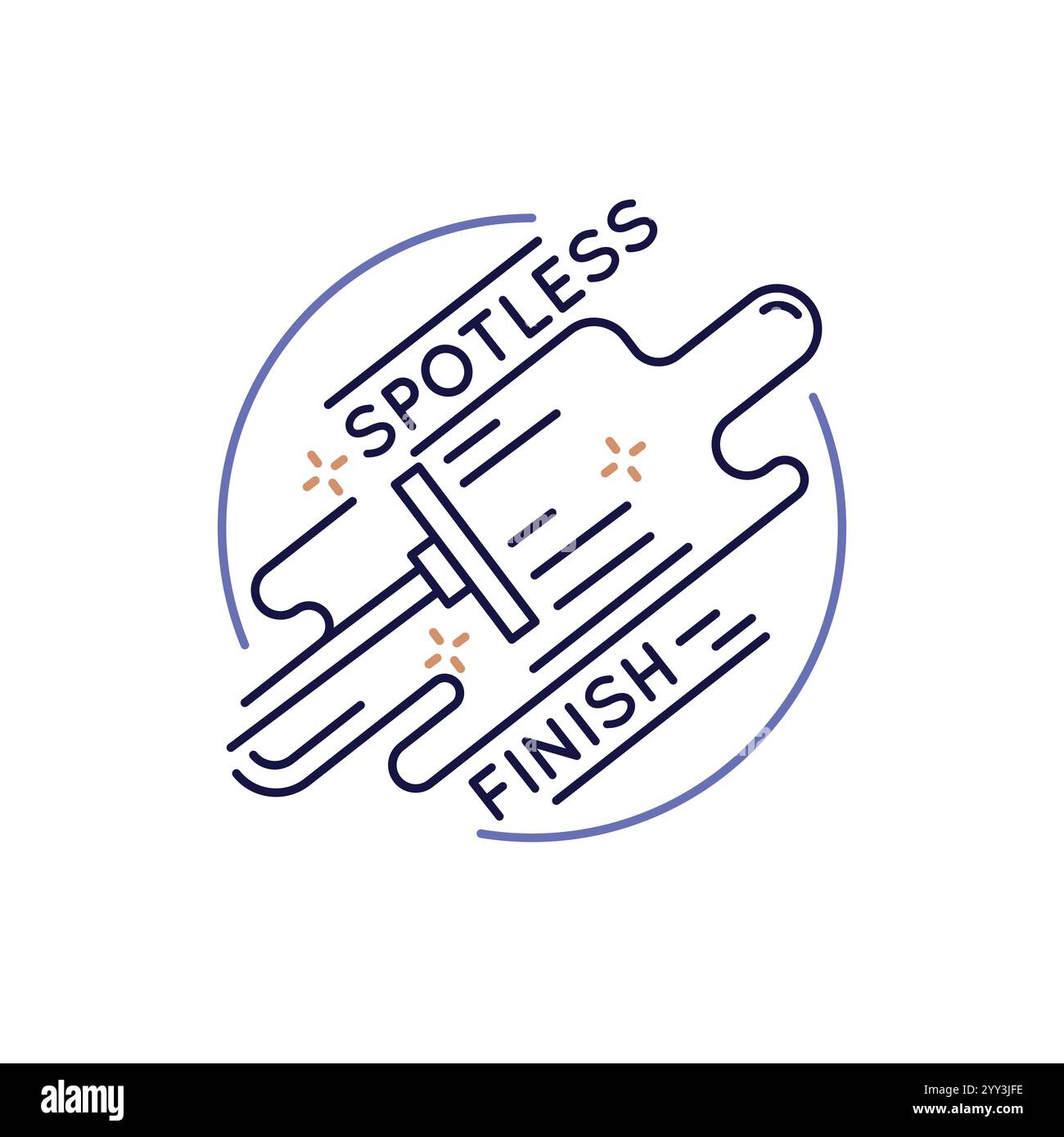 Spotless finish Stock Vector Images - Alamy