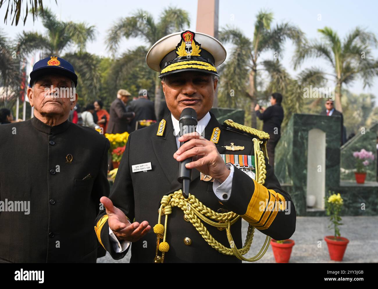 Noida, India. 18th Dec, 2024. NOIDA, INDIA - DECEMBER 18: Vice Admiral ...