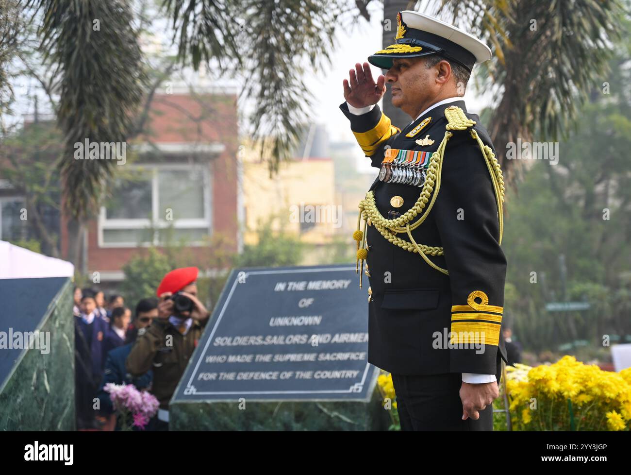 Noida, India. 18th Dec, 2024. NOIDA, INDIA - DECEMBER 18: Vice Admiral ...