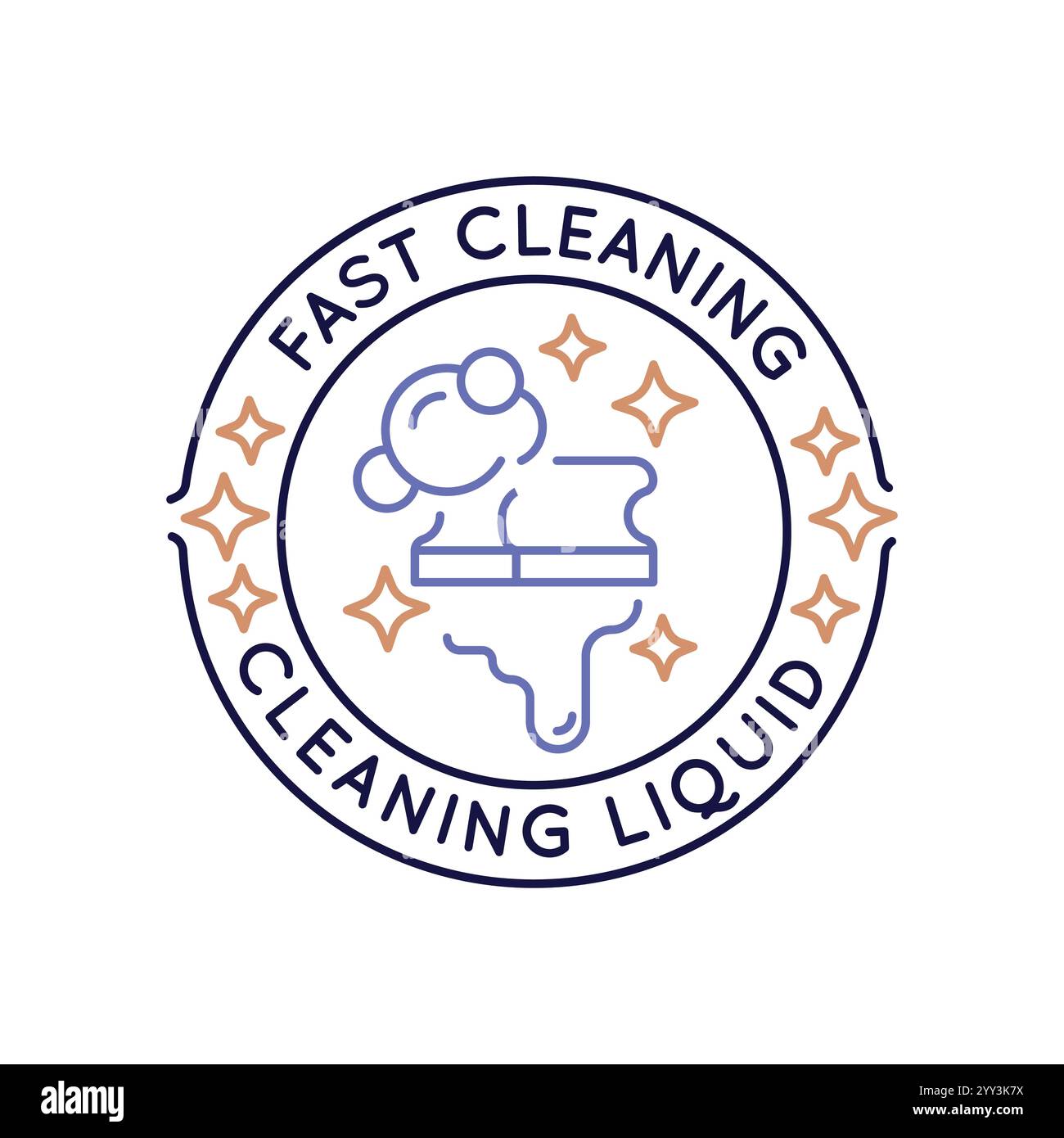 Simple Logo with Fast Cleaning Icon Stock Vector Image & Art - Alamy