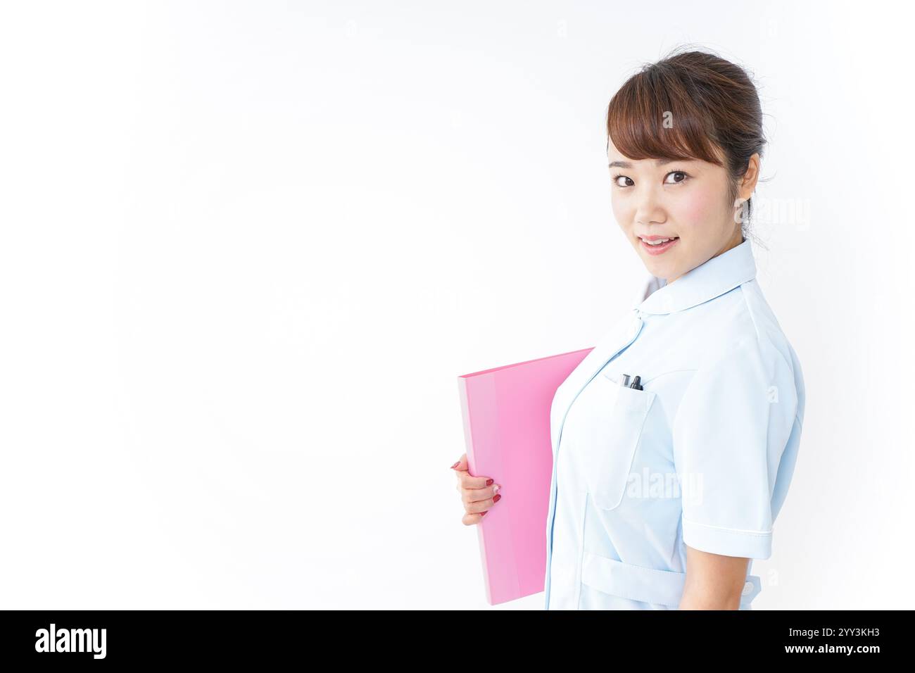 Nurse File Medical records Stock Photo - Alamy