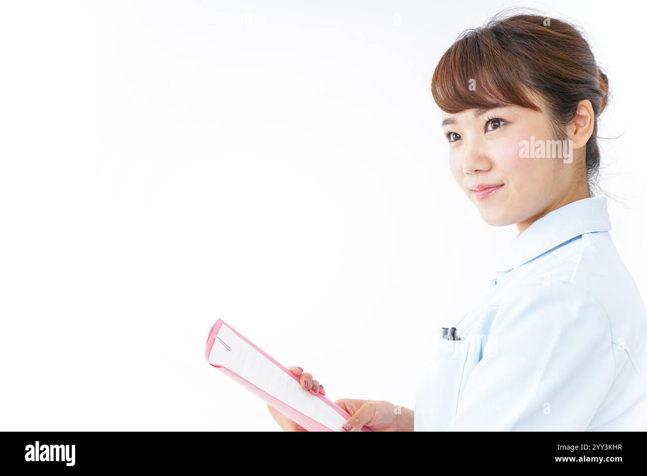 Nurse File Medical records Stock Photo - Alamy