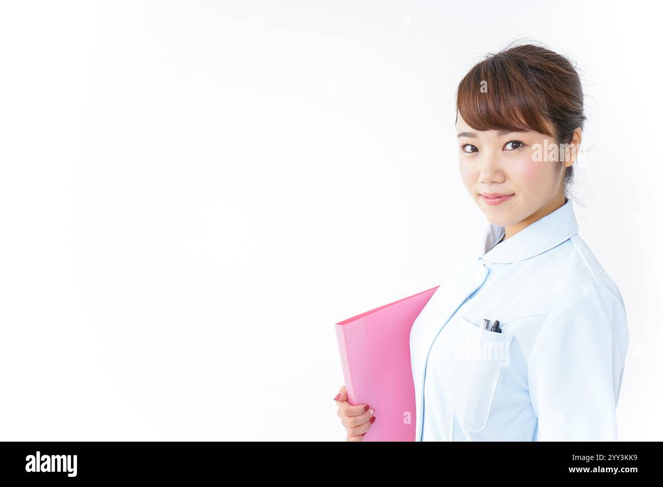 Nurse File Medical records Stock Photo - Alamy