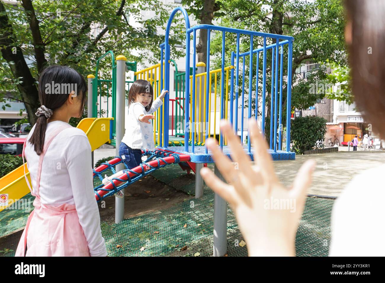 Child going to kindergarten Stock Photo - Alamy