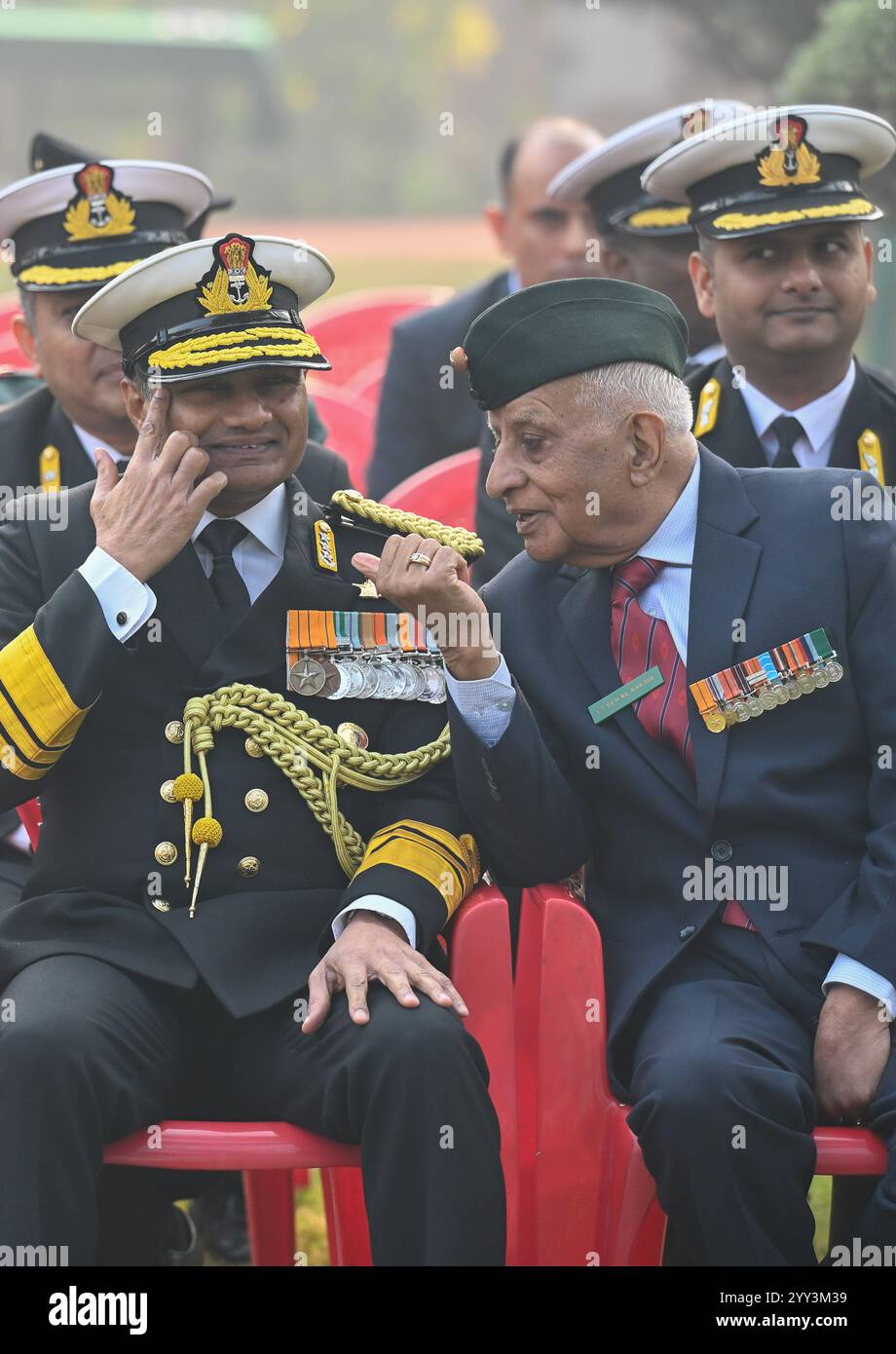 Noida, India. 18th Dec, 2024. NOIDA, INDIA - DECEMBER 18: Vice Admiral ...