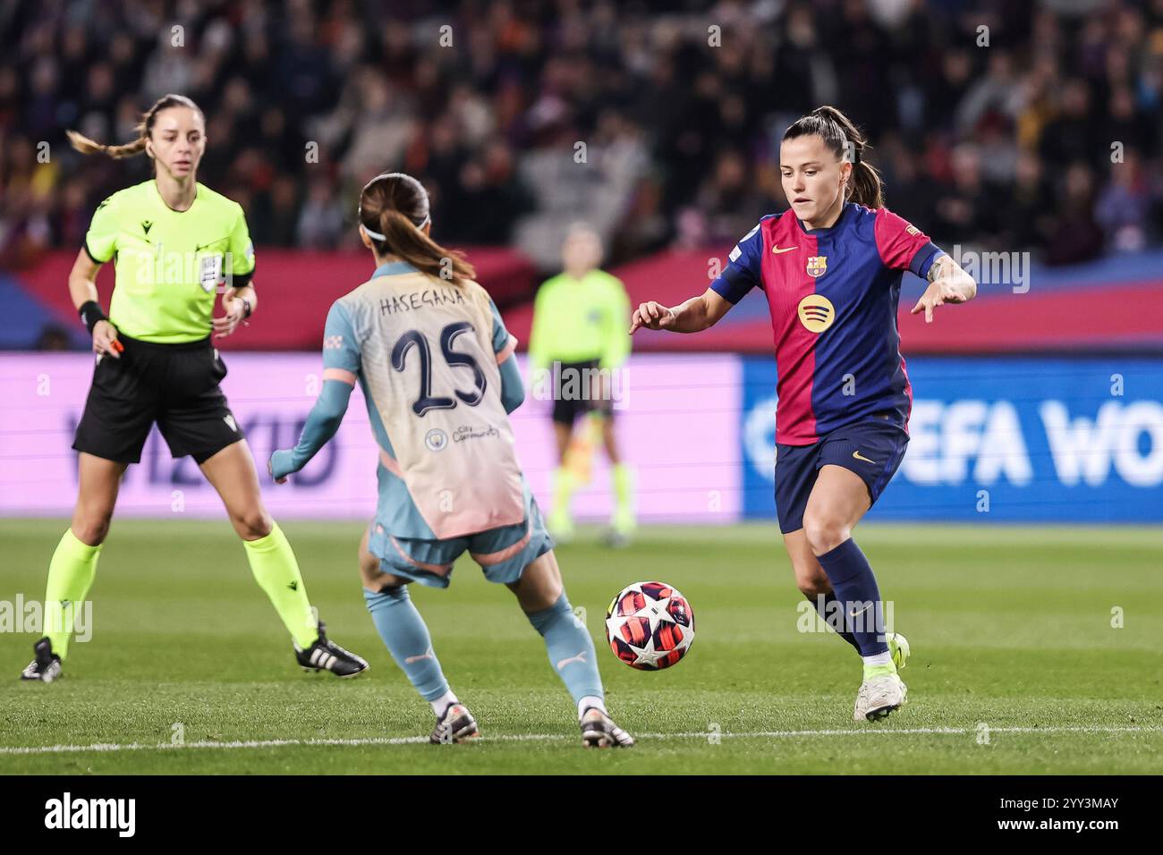 Claudia Pina of FC Barcelona during the UEFA Women's Champions League ...