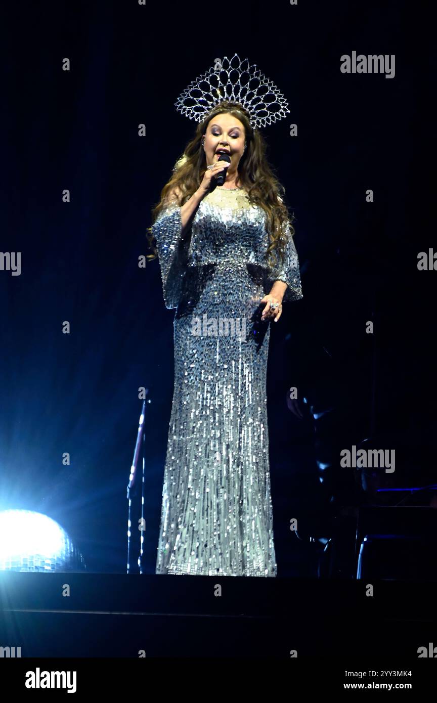 Mexico City, Mexico. 18th Dec, 2024. British singer Sarah Brightman ...