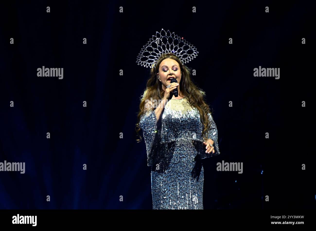 Mexico City, Mexico. 18th Dec, 2024. British singer Sarah Brightman ...
