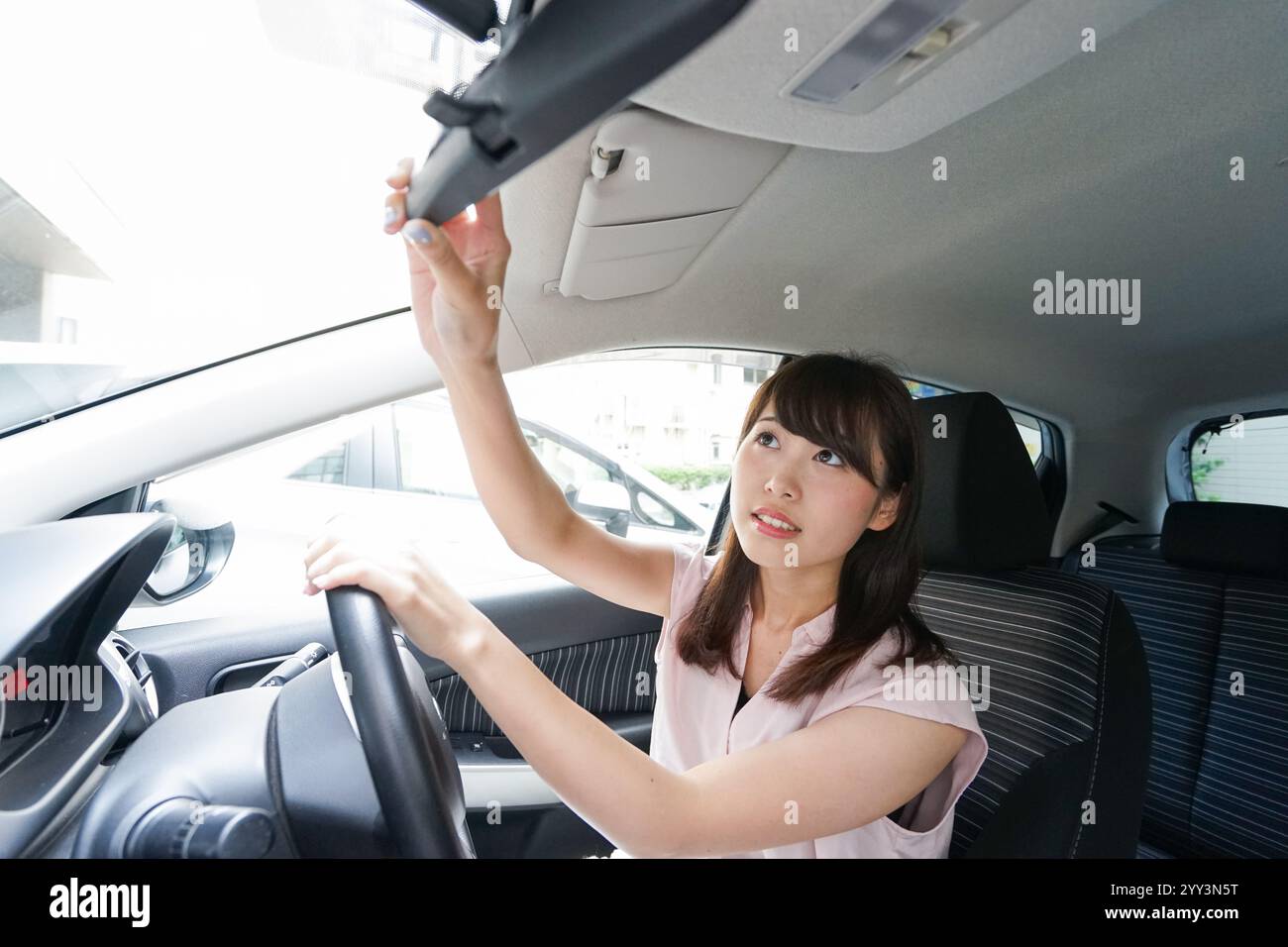 Rearview mirror adjustment hi-res stock photography and images - Alamy
