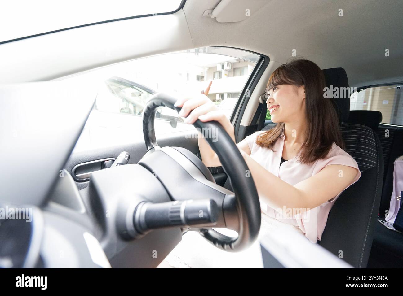 Driver hand gesture hi-res stock photography and images - Alamy