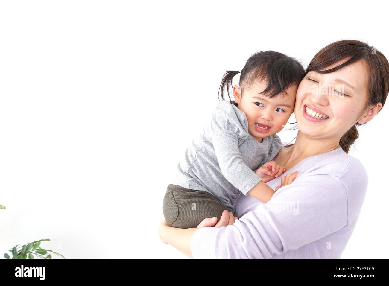 Mother child girl hug Cut Out Stock Images & Pictures - Alamy