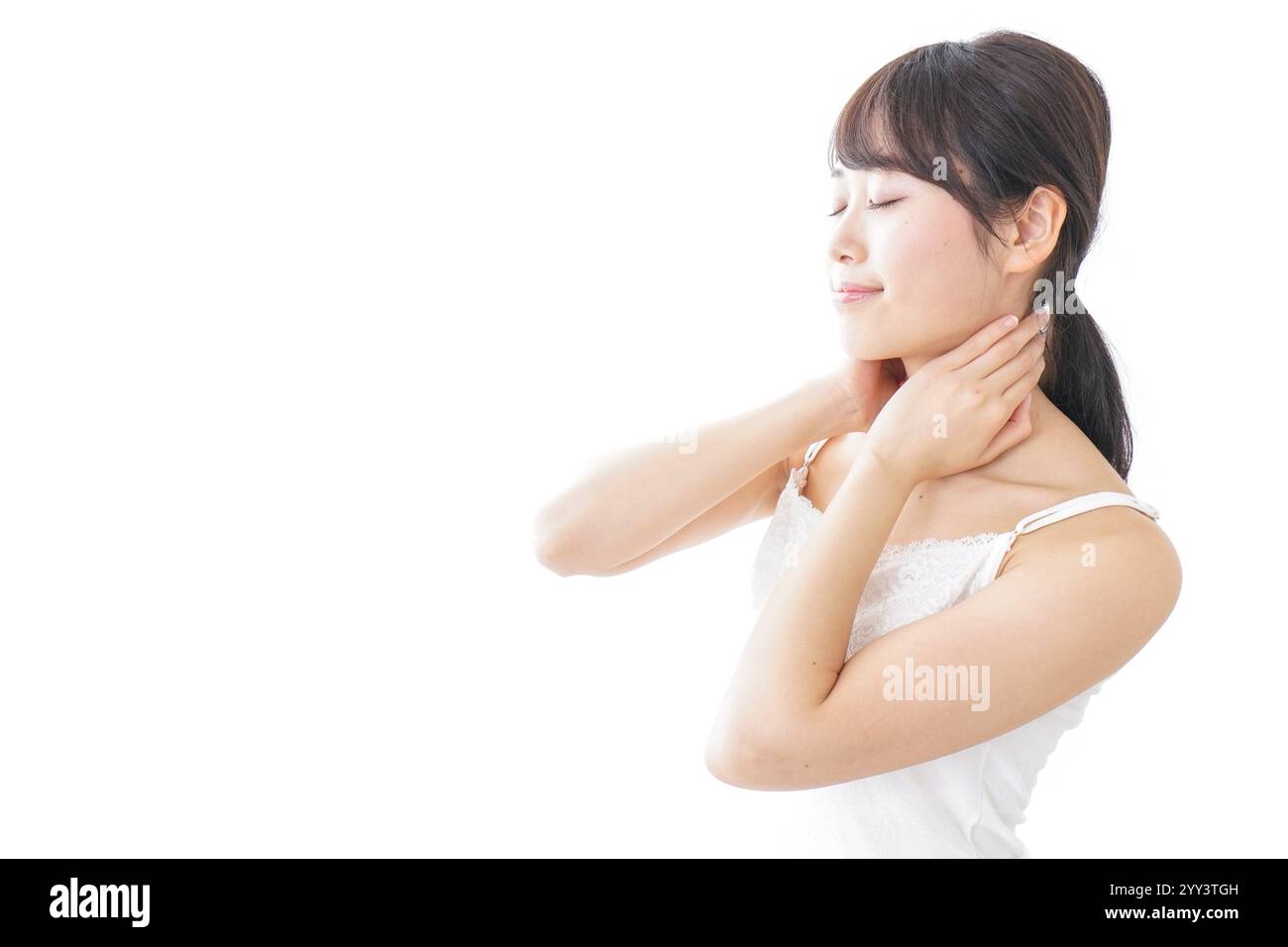 Young woman giving a massage Stock Photo - Alamy