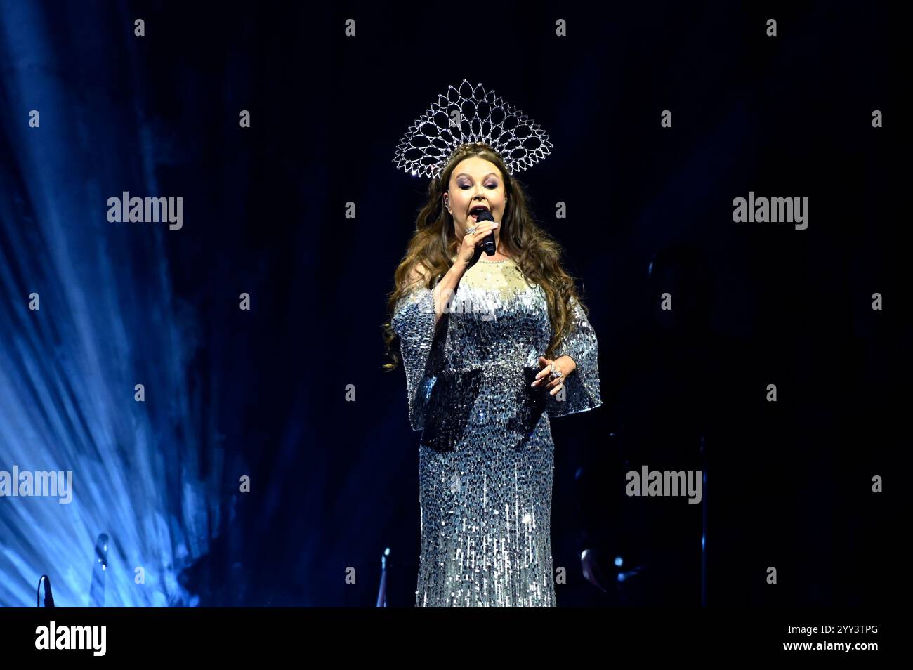 Mexico City, Mexico. 18th Dec, 2024. British singer Sarah Brightman ...