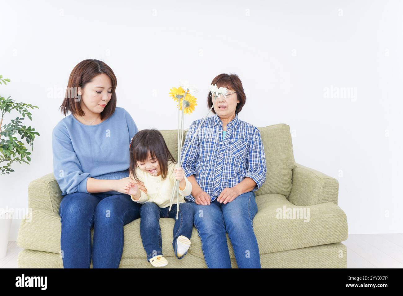 Three generations of good friends Stock Photo - Alamy