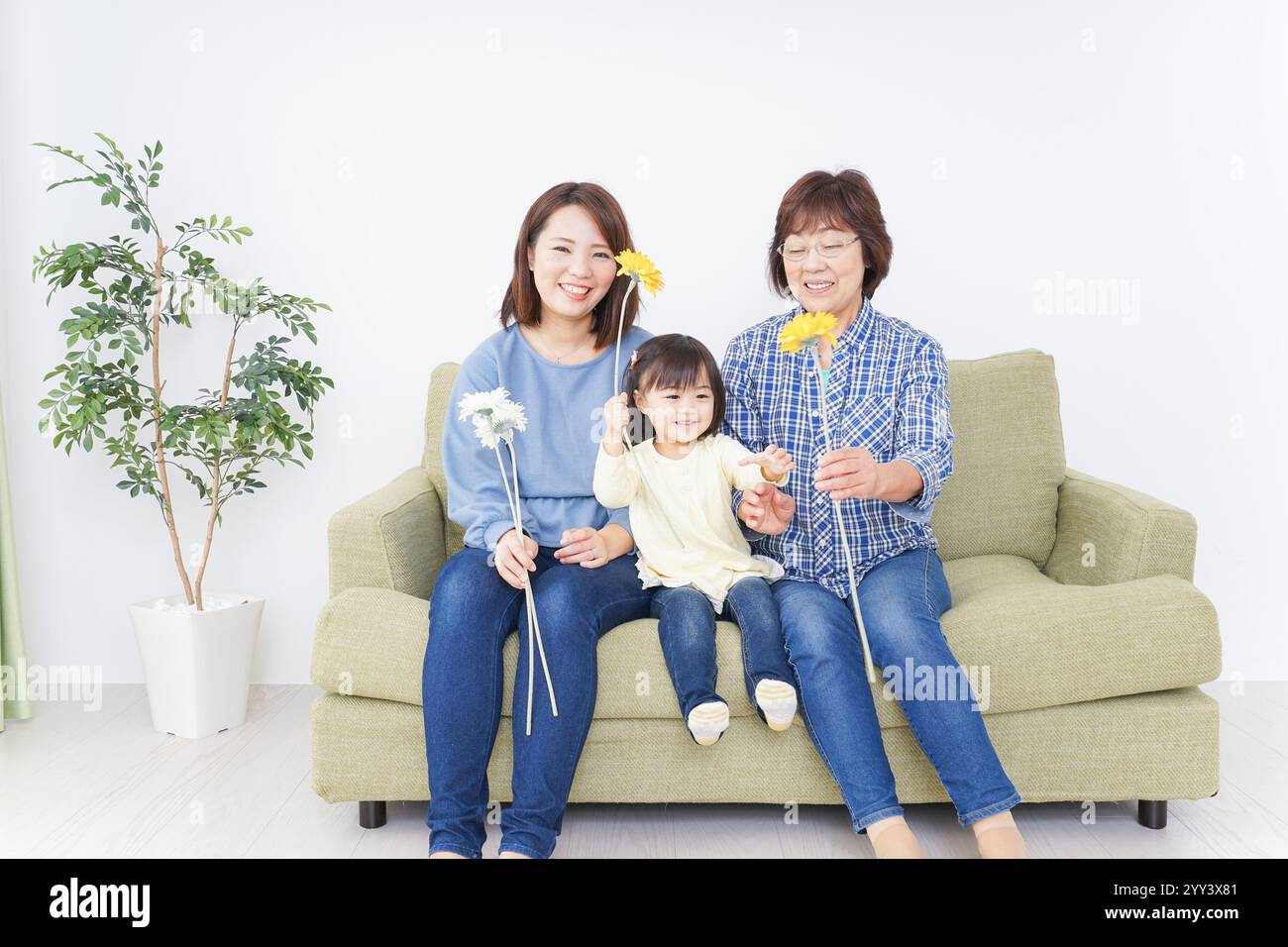 Three generations of good friends Stock Photo - Alamy