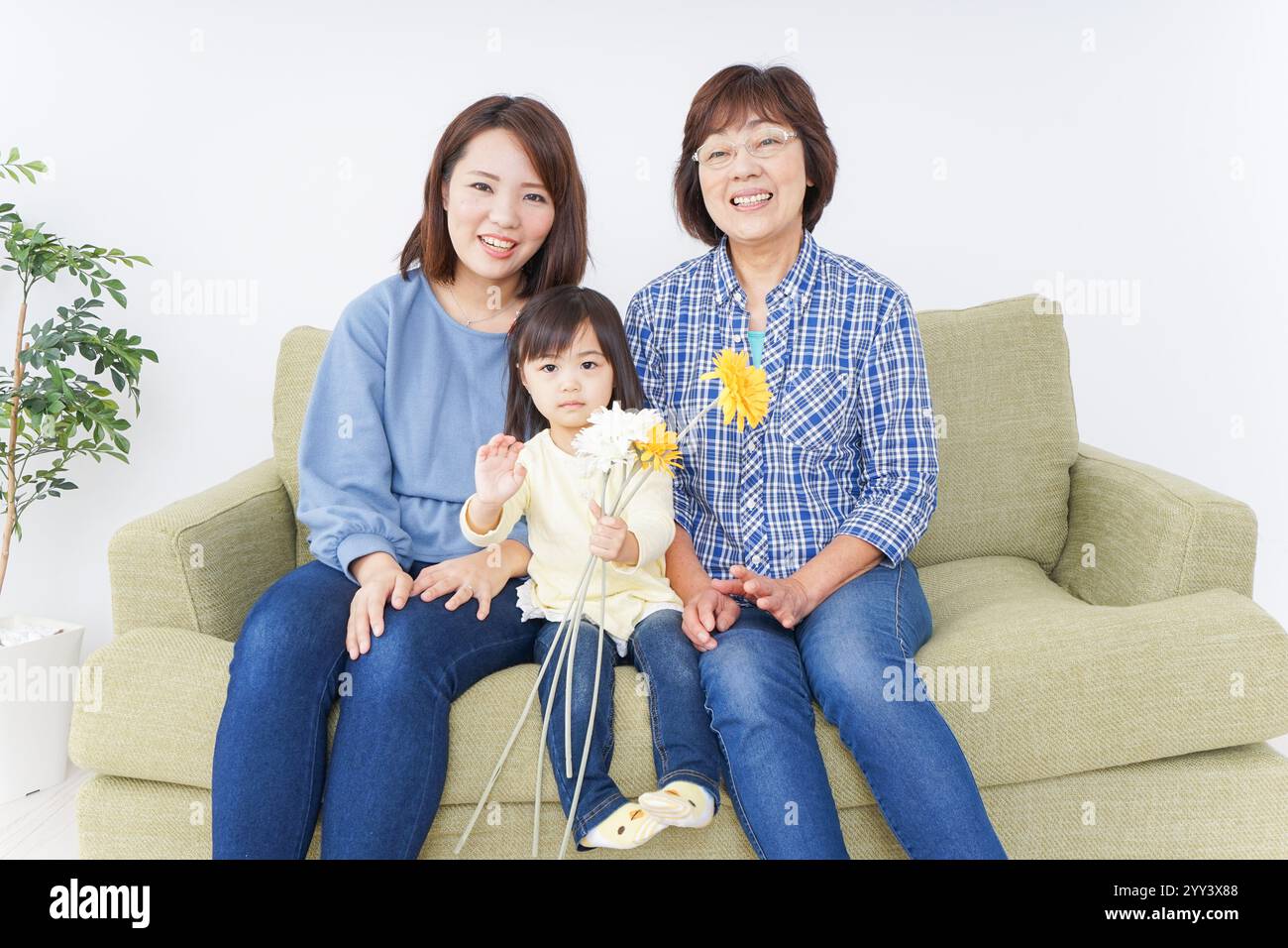 Three generations of good friends Stock Photo - Alamy