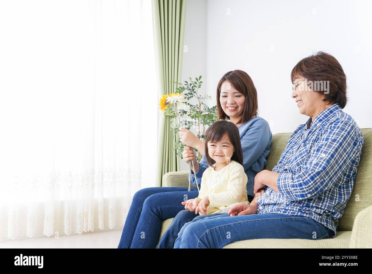 Three generations of good friends Stock Photo - Alamy