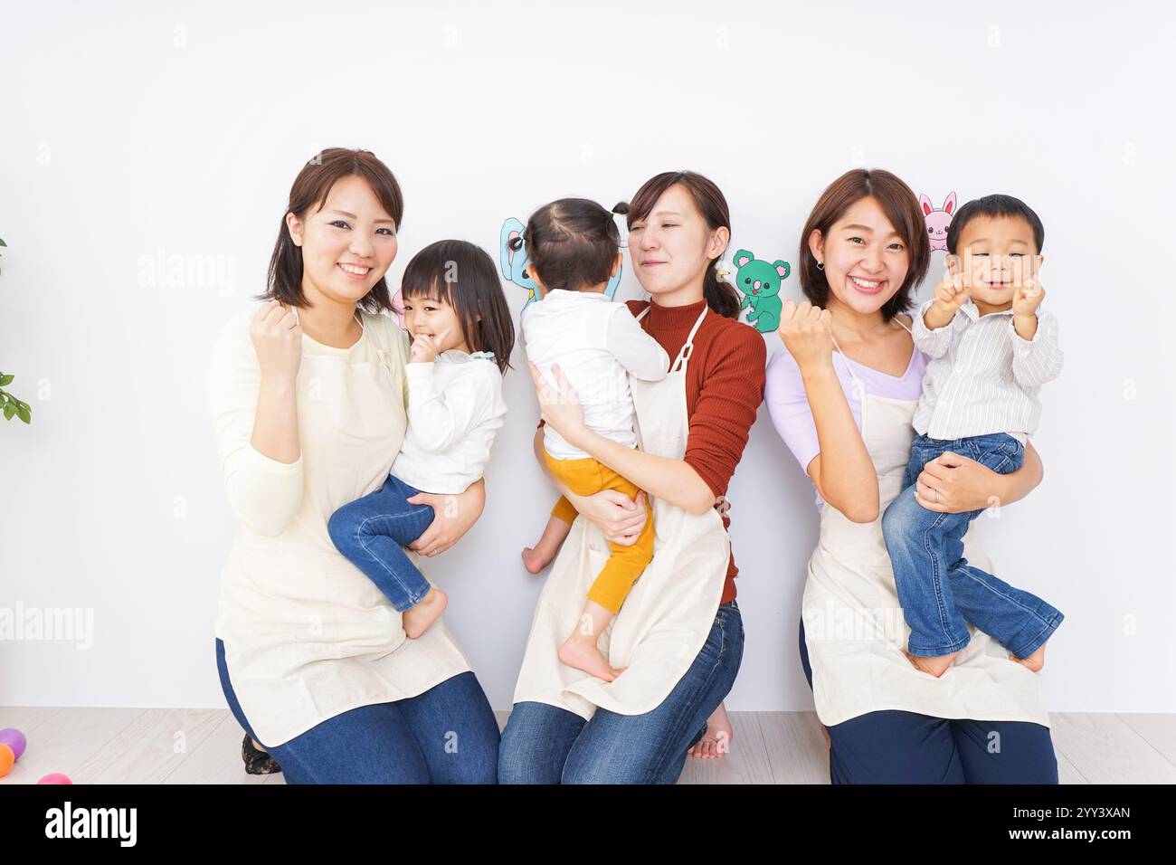 Mother and children Stock Photo - Alamy