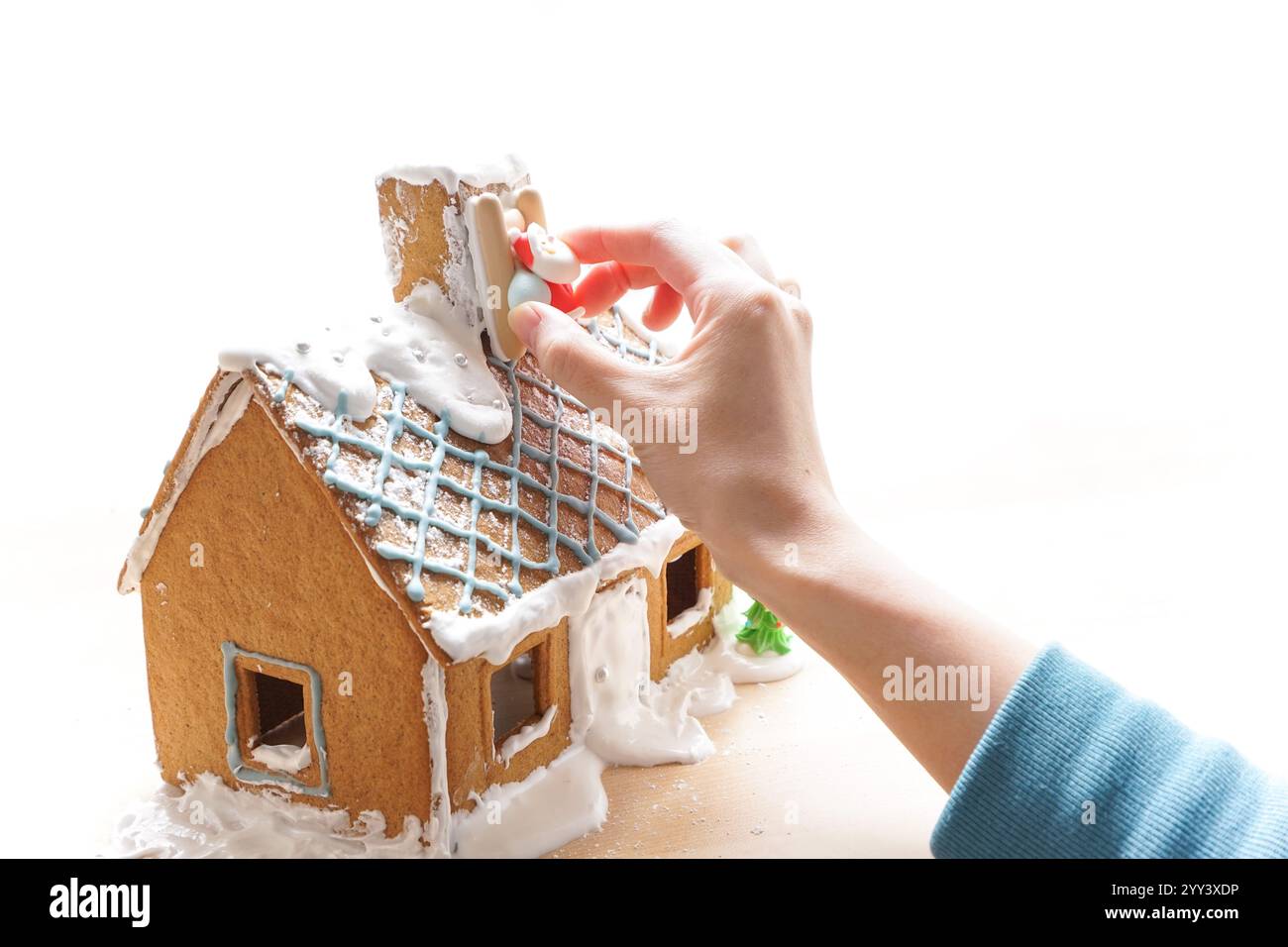 Building a house out of sweets Stock Photo - Alamy