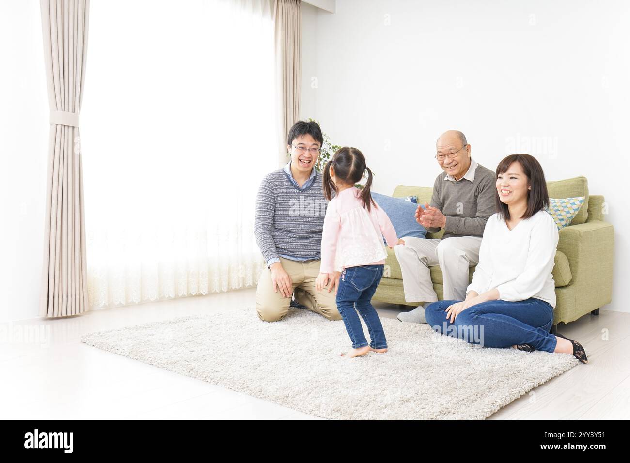 Children performing a play and their close family friends Stock Photo ...