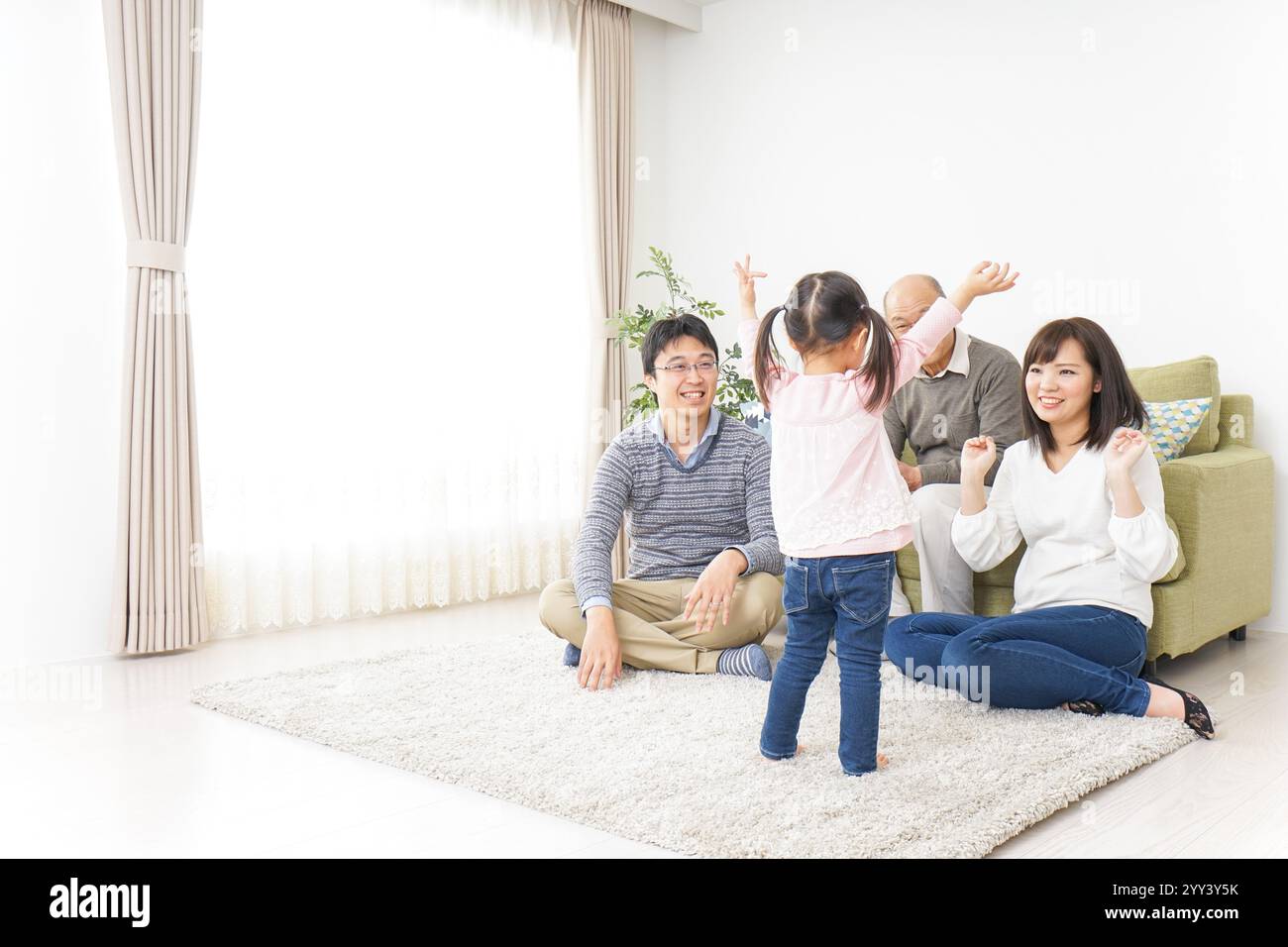 Children performing a play and their close family friends Stock Photo ...