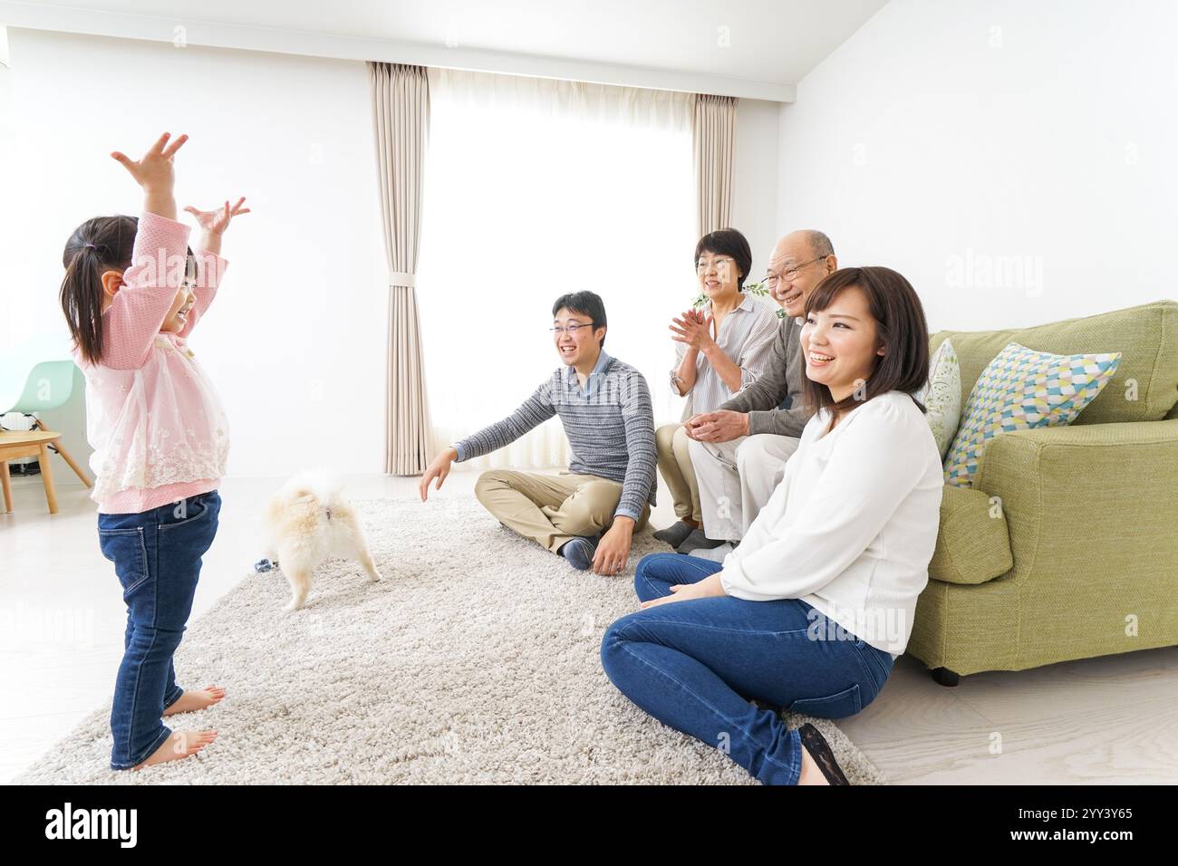 Children performing a play and their close family friends Stock Photo ...