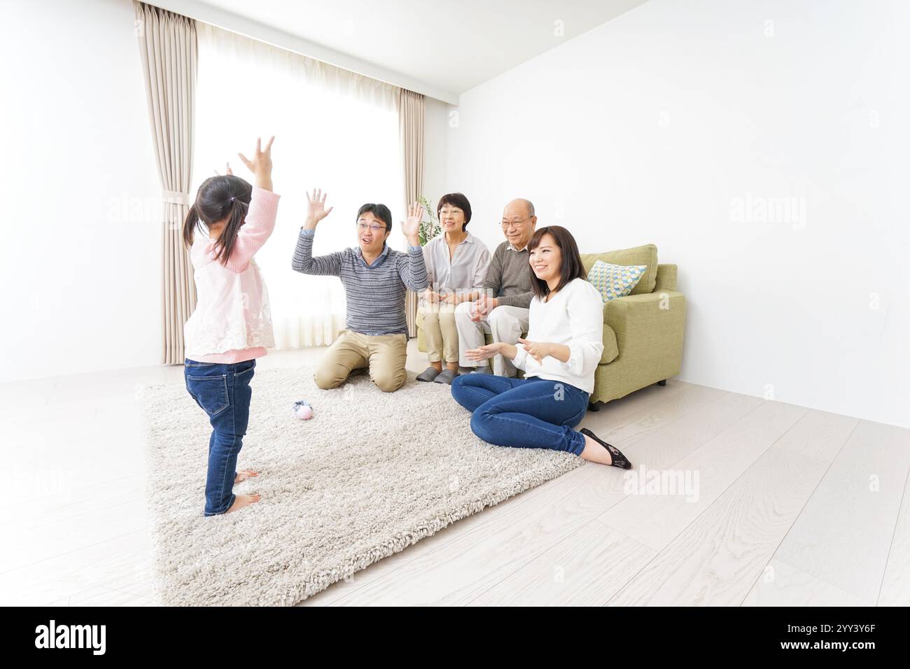 Children performing a play and their close family friends Stock Photo ...