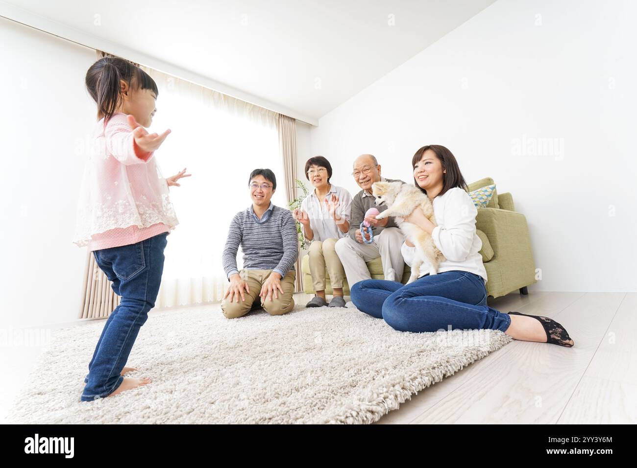 Children performing a play and their close family friends Stock Photo ...