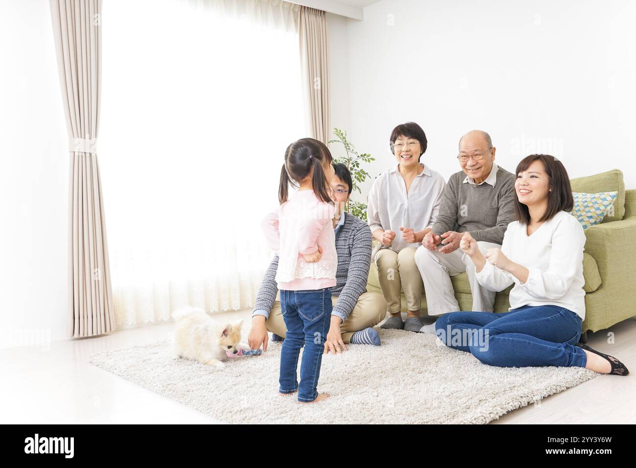 Children performing a play and their close family friends Stock Photo ...
