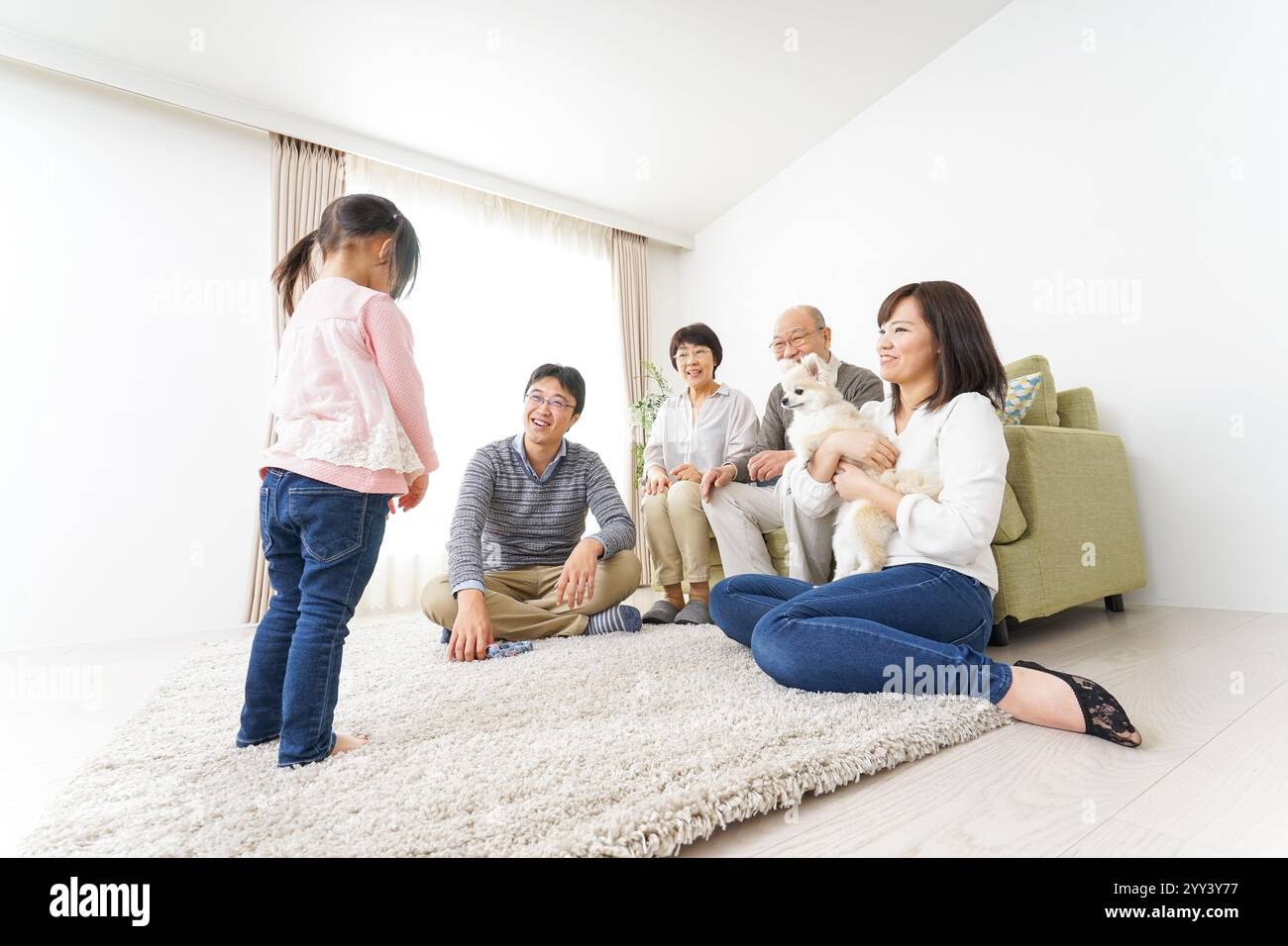Children performing a play and their close family friends Stock Photo ...